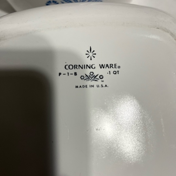 Corningware | Kitchen | Vintage Corning Ware Blue Cornflower Pieces ...